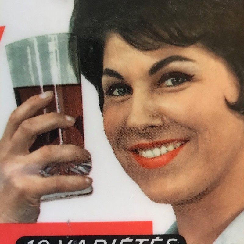 Plastique pub. "Jus de fruits Réa"